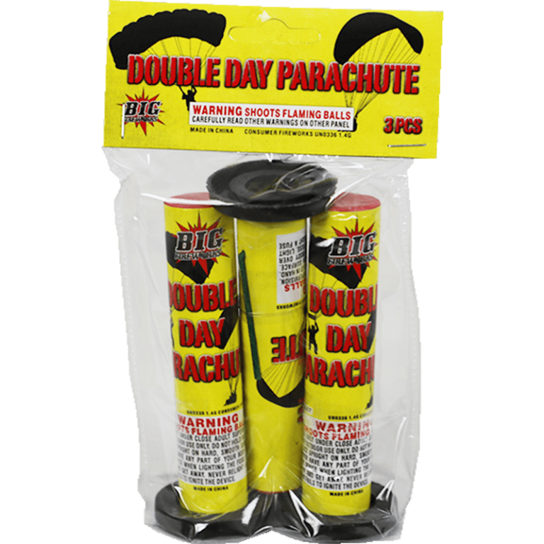 Double Day Parachute 3 Pack | Pro Fireworks